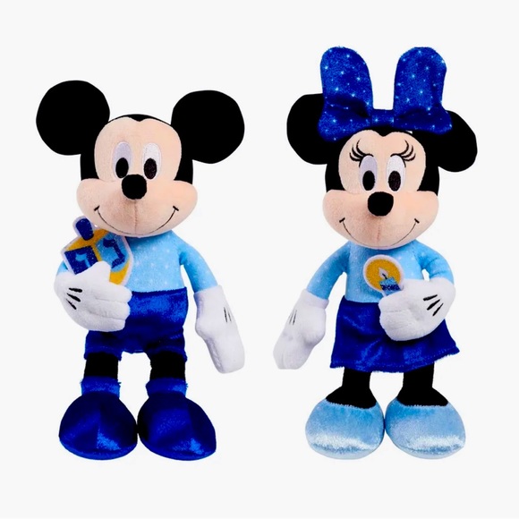 Disney | Toys | Disney Hanukkah Mickey Mouse And Minnie Mouse Plush Set Of 2 Mint In Factory Pkg ...
